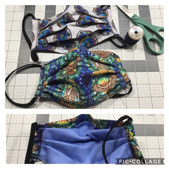 Accessories | 2 Grateful Dead Double Layer Face Masks | Poshmark